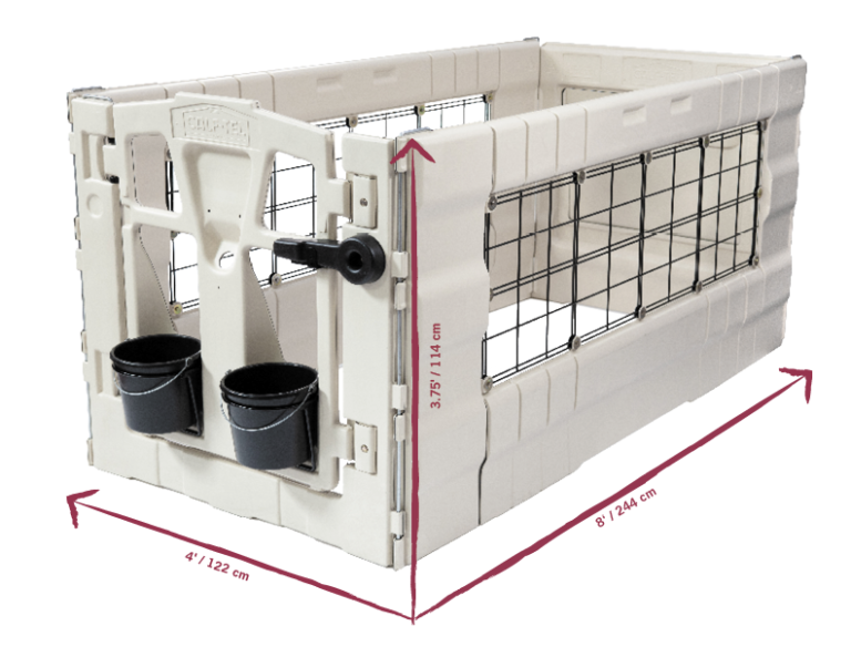 8' Indoor Calf Pen - Plastic | Calf-Tel