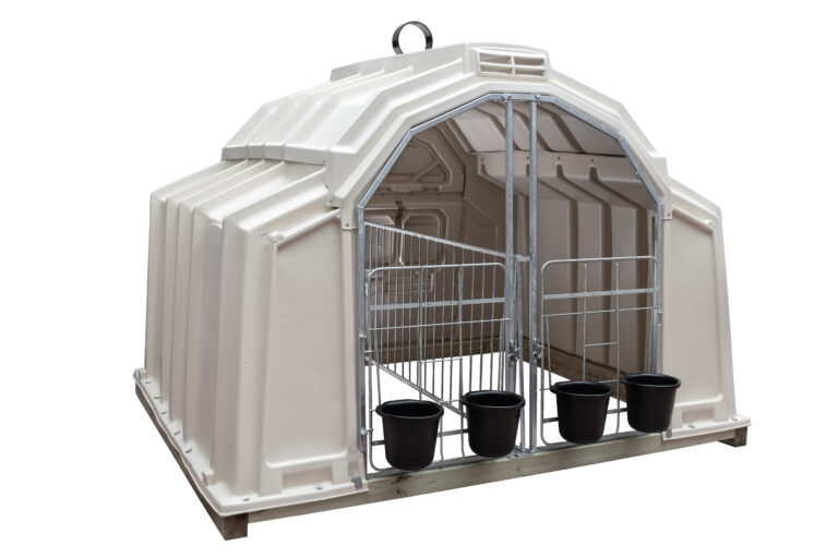 Group Hutch Duplex Gate System - Calf-Tel