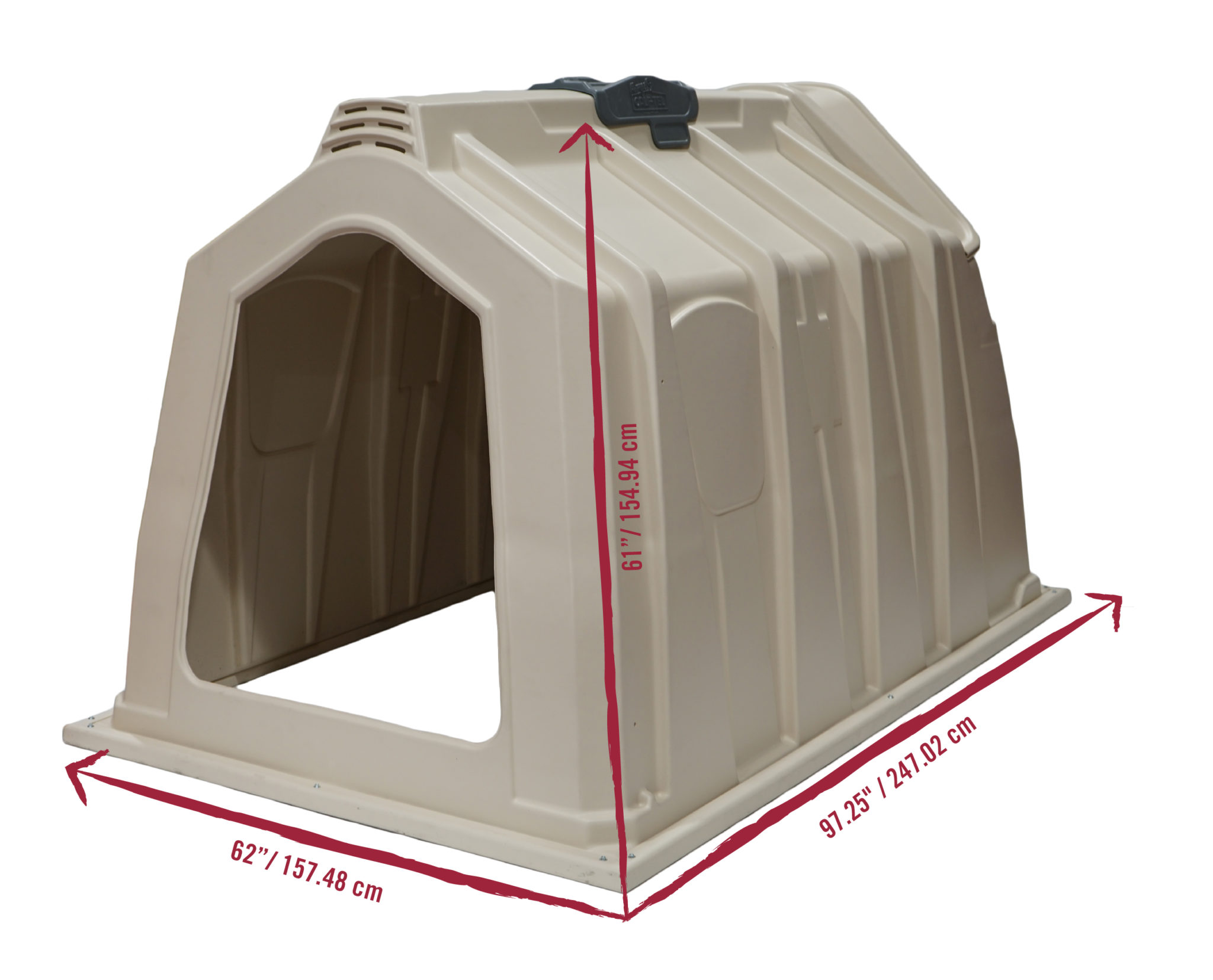 XL - Xtra Outdoor Calf Hutch - Calf-Tel
