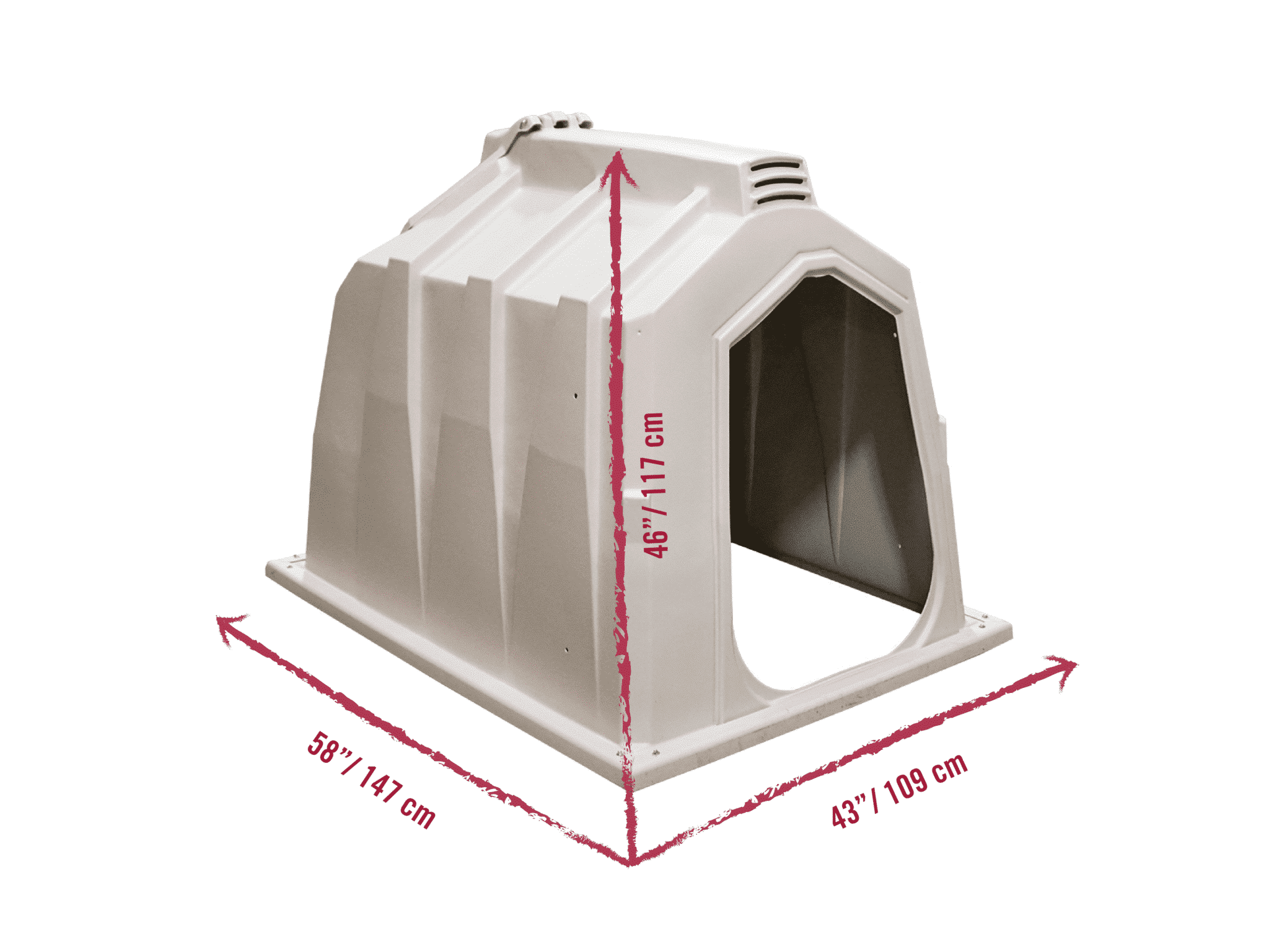 Compact Outdoor Calf Hutch - Calf-Tel